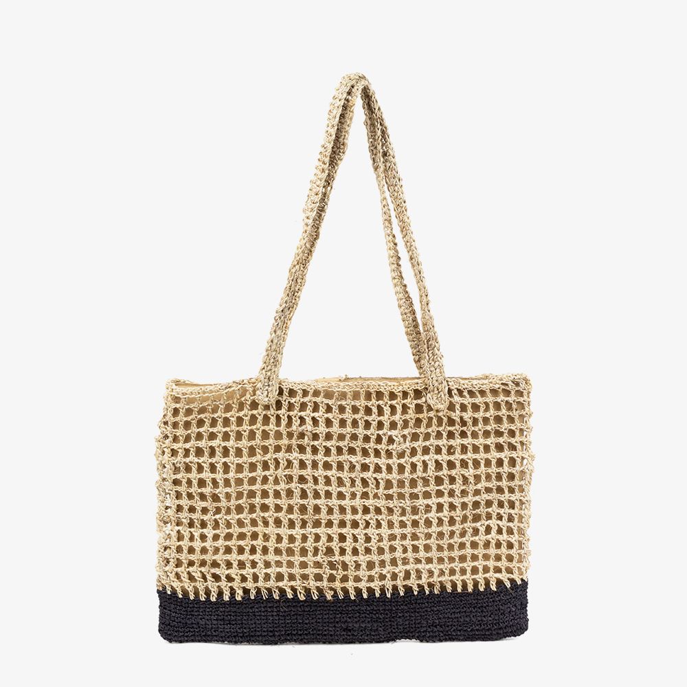 Fique Shopping Bag black - Denicheuse