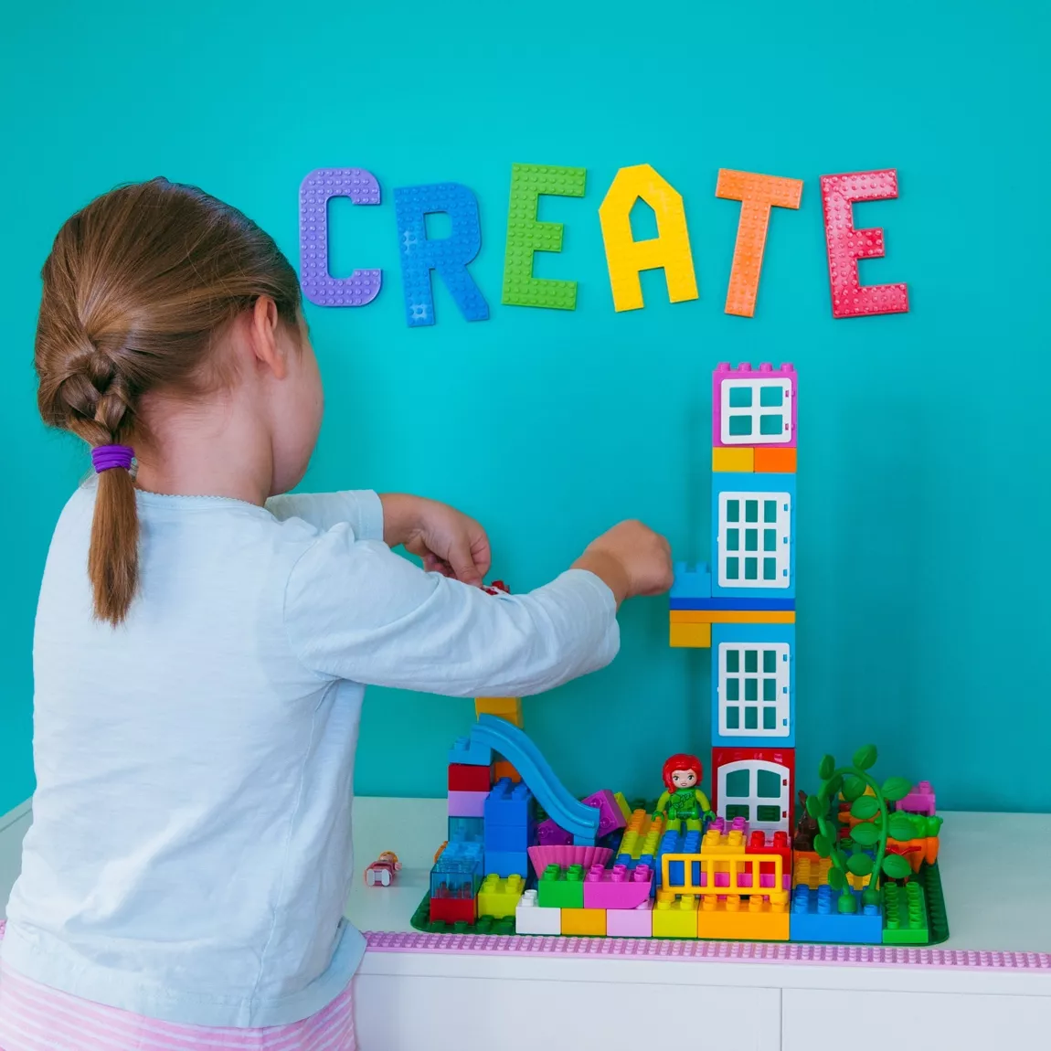 Lowercase Alphabet Set Compatible with LEGO® Bricks XL - Denicheuse