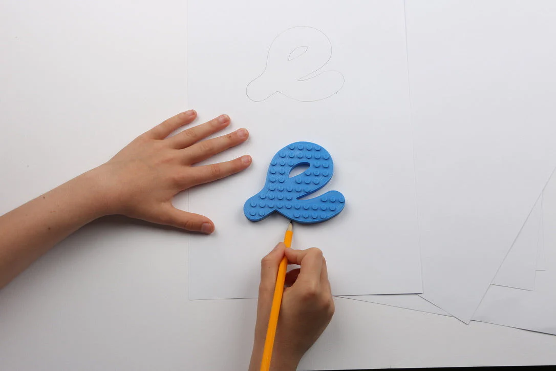 Lowercase Alphabet Set Compatible with LEGO® Bricks XL - Denicheuse