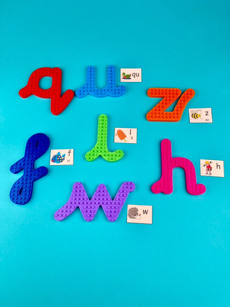 Lowercase Alphabet Set Compatible with LEGO® Bricks XL - Denicheuse